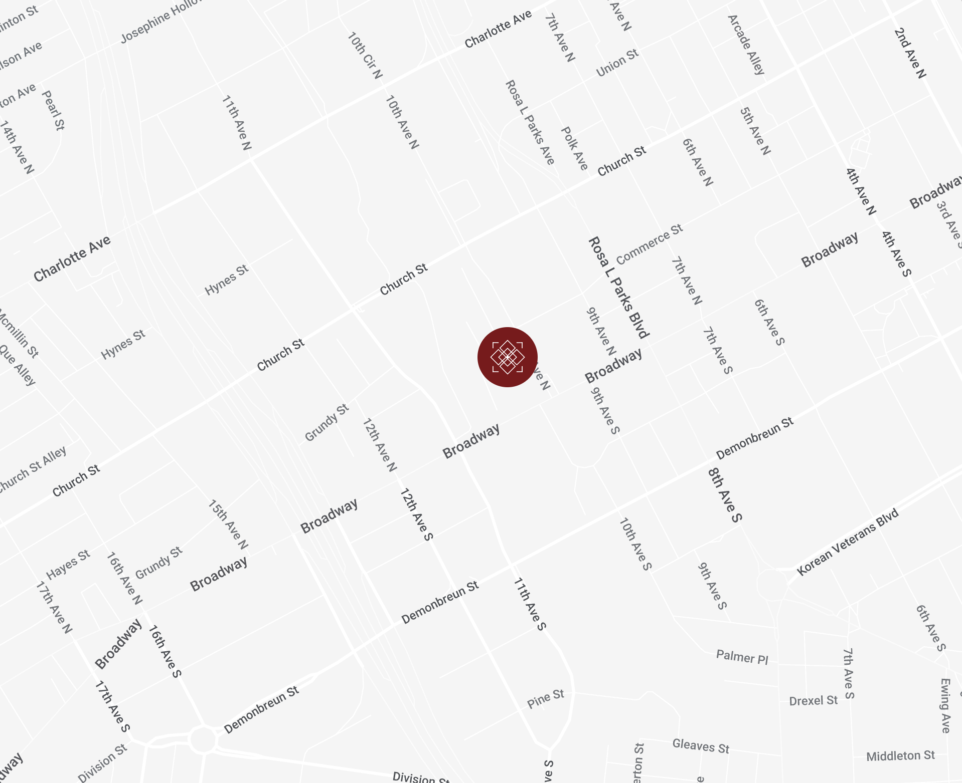 Grand Hyatt Nashville Map & Address – 2025 Kaeser and Blair Sales ...